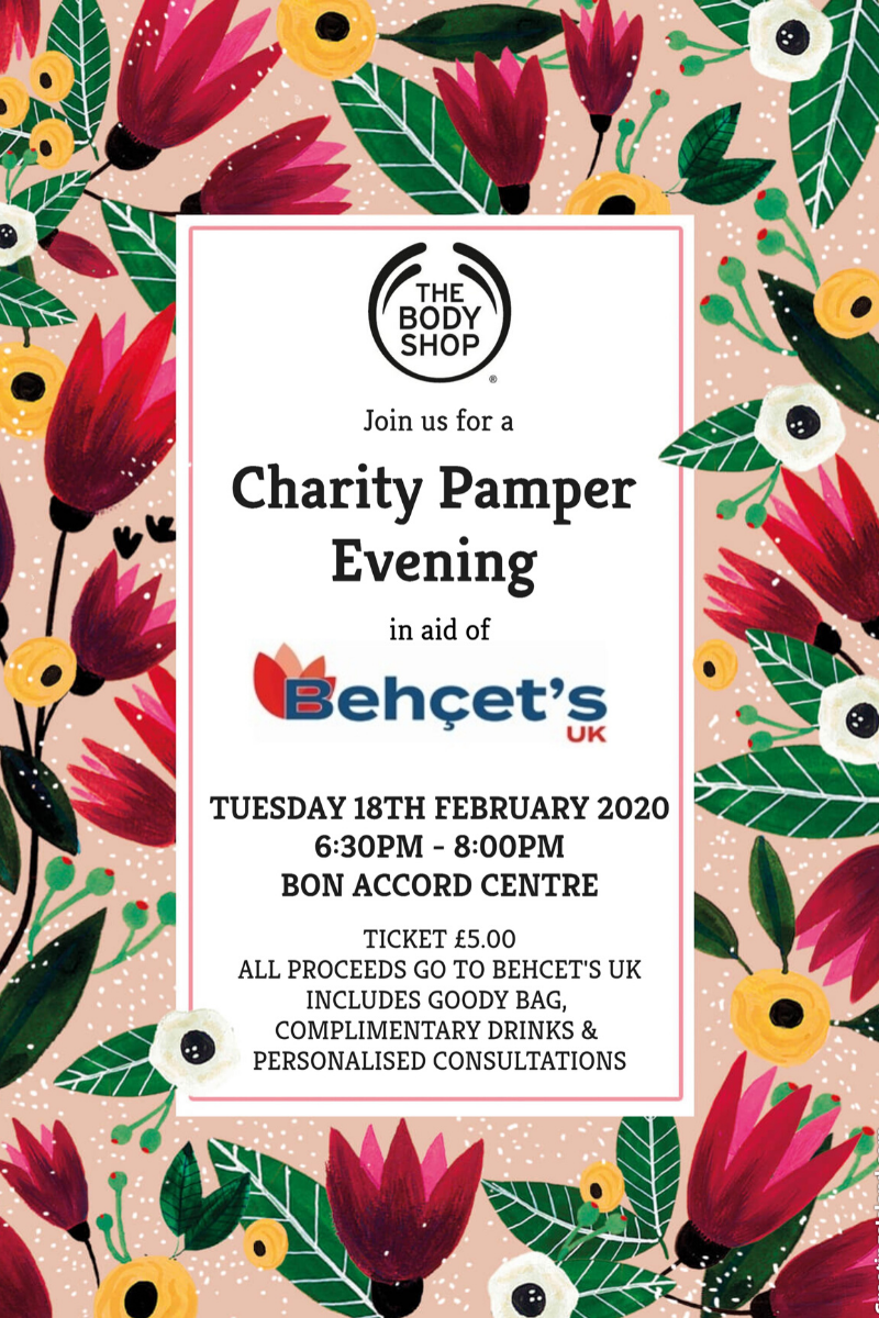 Charity Pamper Evening Website Post